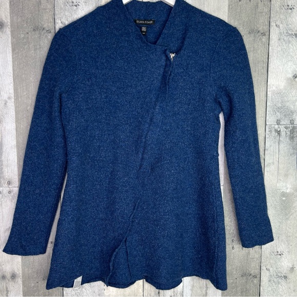 Eileen Fisher | Jackets & Coats | Eileen Fisher Lightweight Wool ...